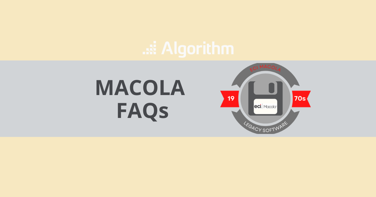 Macola Support and Helpdesk
